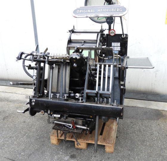 Heidelberg Stella printing press in San Fior, Veneto, Italy