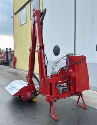 Brushcutter arm in San Fior, Veneto, Italy