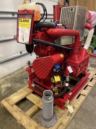 CLARKE FIRE PUMP JOHN DEERE 6090 ENGINE AND CONTROL in Georgia, USA