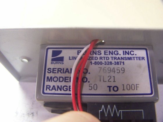 NEW BURNS ENGINEERING TL21 LINEARIZED RTD TRANSMITTER 50-100ºF in ...