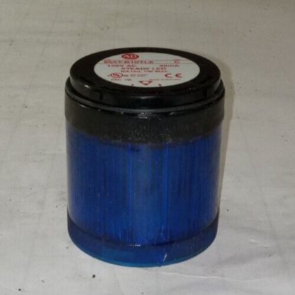 ALLEN BRADLEY BLUE STACK LIGHT 120 VAC STEADY LED 7 WATT 20 mA 855T ...