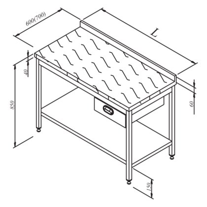Polyethylene Workbench in Istanbul, Turkey