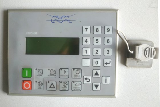 Alfa-Laval EPC-60 control panel. in United States