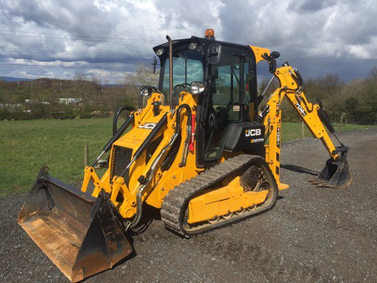 2014 JCB 1CXT-HF Tracked Mini Backhoe Loader in Preston, United Kingdom