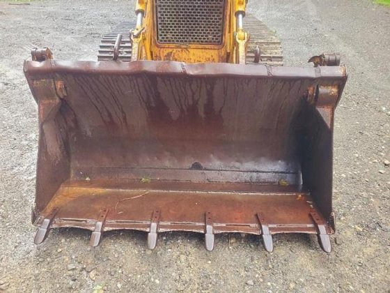 John Deere 350B Crawler Loader Backhoe w Clamp Shell Multi Shank Ripper ...