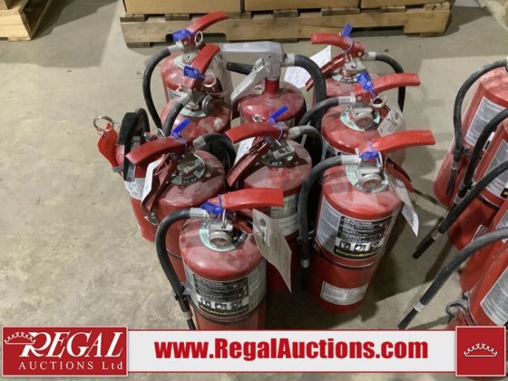 Assorted Fire Extinguishers in Calgary, Alberta, Canada
