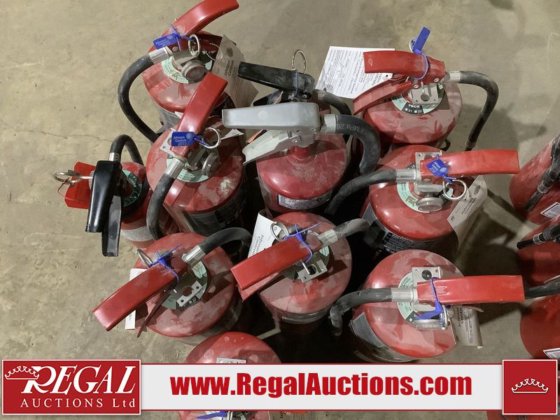 Assorted Fire Extinguishers in Calgary, Alberta, Canada