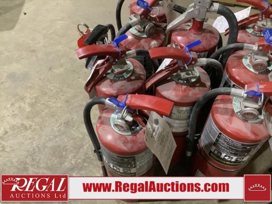 Assorted Fire Extinguishers in Calgary, Alberta, Canada