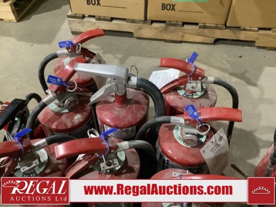Assorted Fire Extinguishers in Calgary, Alberta, Canada
