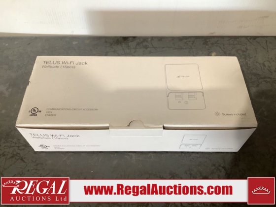 Telus Wi-Fi Jack Wallplates in Calgary, Alberta, Canada