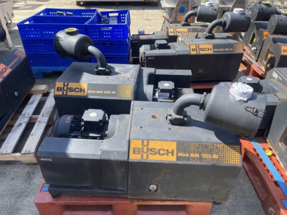 Busch Mink MM 1202 AV Vacuum Pumps in Bury St Edmunds, England, United ...