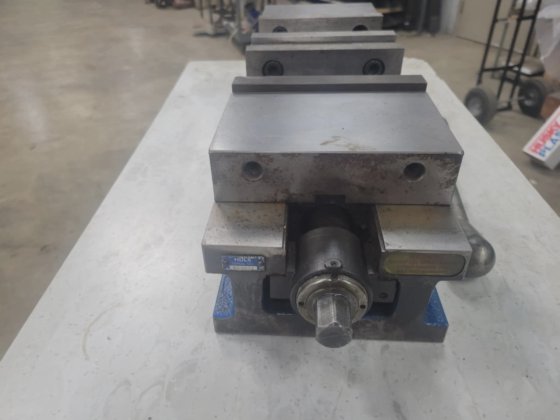 Kurt High Density Double Station Machine Vise 6" Jaw Width 4" Opening ...