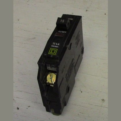Square D 1 Pole 15 Amp Push-in Breaker in Savona, British Columbia, Canada