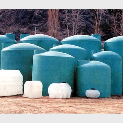 New Polyethylene Holding Tanks in Savona, British Columbia, Canada