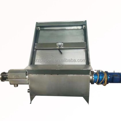 incline sieve cow dung manure separator dewatering machine dairy farm ...