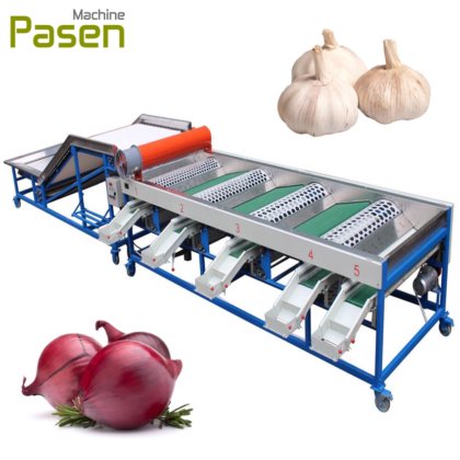5t/h Onion Garlic Grading Sorter Garlic Onion Separating Sorting ...