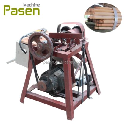 Rod dome end milling machine Stick round end maker Mop stick threading ...