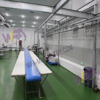 Slaughterhouse Deboning Belt Conveyor Table With Conveyor For Cut ...