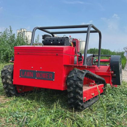CE Certified Remote Controlled Tracked Mower Smart All-Terrain Slope ...