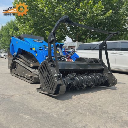 Skid Steer Forestry Mulcher Farm Forest Machine Wood Processor Log ...