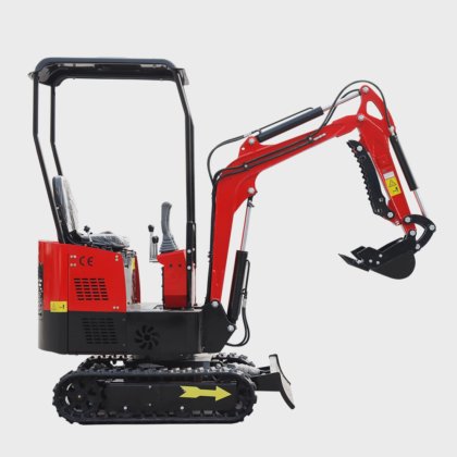 Cheap Small Wheeled Excavator Digger Machine Mini 1 Ton Tracked ...