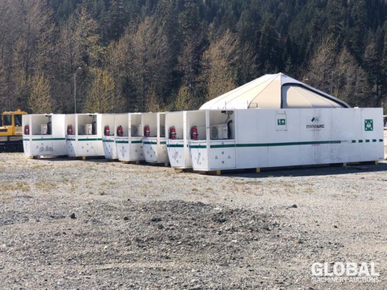 2019 Mine 16 person Refuge Rescue Chambers in Nisku, Alberta, Canada