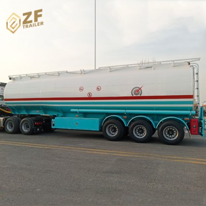 three-axles 36000 litres fuel tanker semi truck trailer for south ...