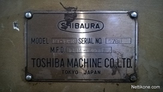 DRILL MACHINE SHIBAURA in Pomarkku, Satakunta, Finland