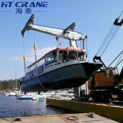 yacht handling equipment 100t boat handling machine marina boat lifting ...