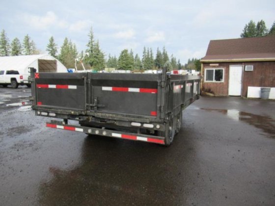 2022 Maxey Maxx D D9x 14 X 8 Tandem Axle Deckover Dump Trailer In