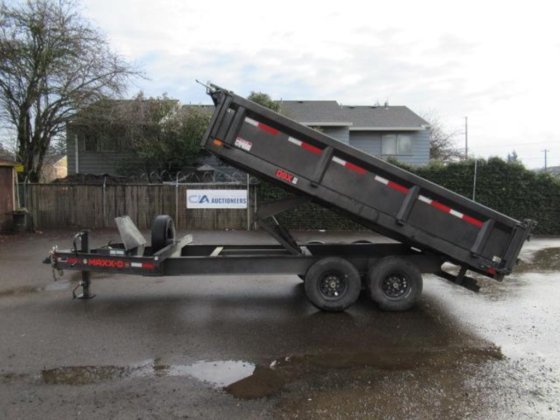 2022 Maxey Maxx D D9x 14 X 8 Tandem Axle Deckover Dump Trailer In