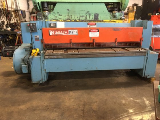 1981 NIAGARA MECHANICAL SHEAR in New England, USA