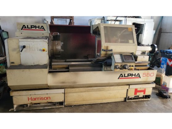 Harrison Alpha 550 CE CNC lathe with turning diameter 550 x 1500 bar ...
