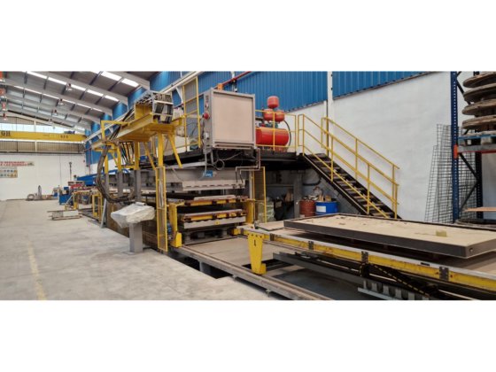 Discontinuous sandwich panel line 1250mm product code: 28352 in ...