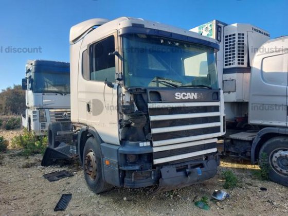 1999 Scania road tractor in Faenza, Emilia-Romagna, Italy