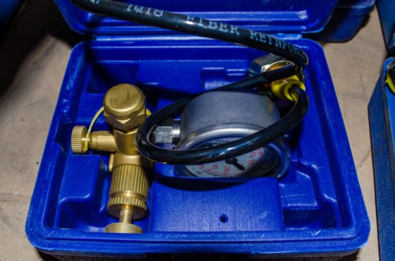 Nitrogen gas charging device c/w carry case in Whalley, United Kingdom