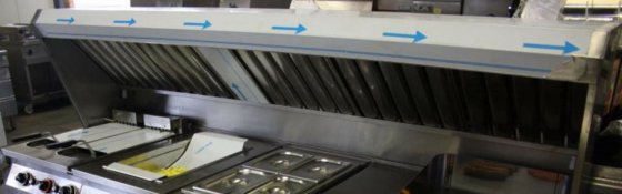 Countertop hood / fume hood / top hood ideal for food truck own ...