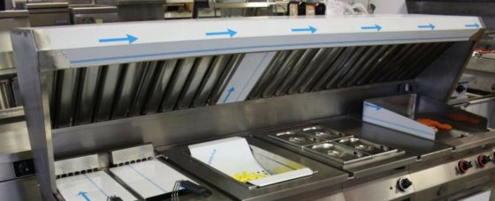 Countertop hood / fume hood / top hood ideal for food truck own ...