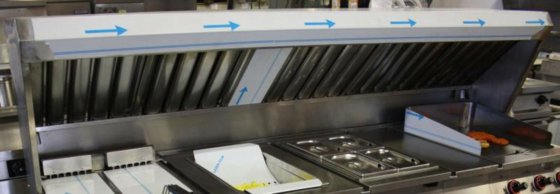 Countertop hood / fume hood / top hood ideal for food truck own ...