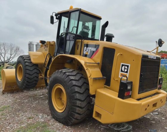 Cat 966h 938 950 Wheel Loaders Secondhand Front End Loader in Shanghai ...