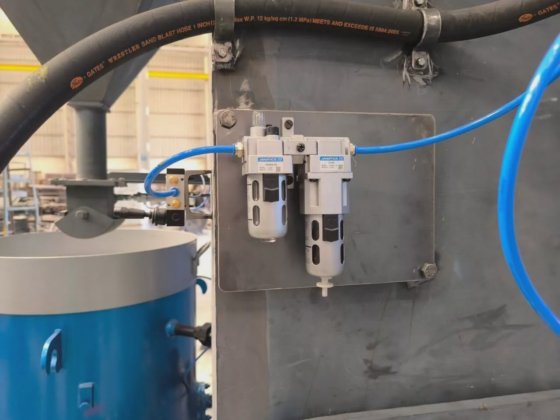 Sandblasting Room, Sand Blast Room, Container Sand Blast Room in ...