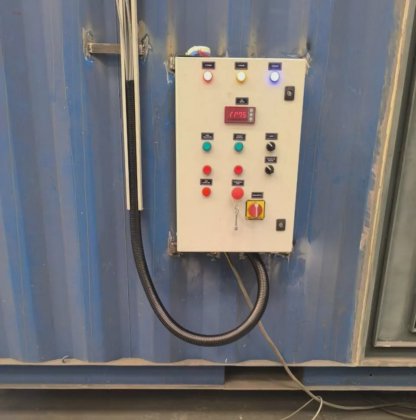 Sandblasting Room, Sand Blast Room, Container Sand Blast Room in ...