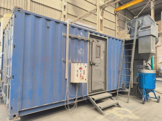 Sandblasting Room, Sand Blast Room, Container Sand Blast Room in ...