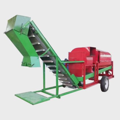 Deisel Power and Motor Peanut Picker with Automatic Bagging and Loading ...