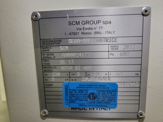 SCM nova si 400 in British Columbia, Canada