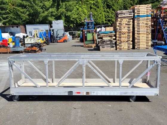 10' & 3' Modular Platforms w/ Two SC1000 Traction Hoists in British ...