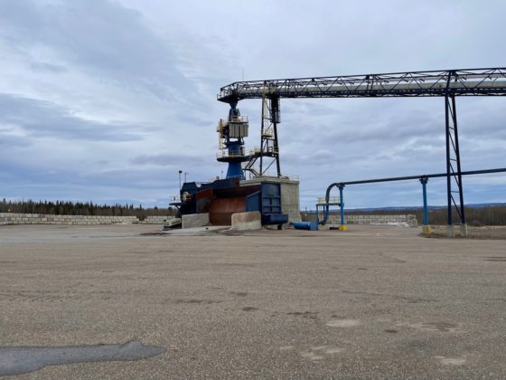 Chip Reclaim & Radial Stacking System in British Columbia, Canada