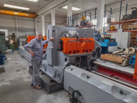 KIESERLING KZTS 300mm BAR PEELING MACHINE in North Branford, CT, USA