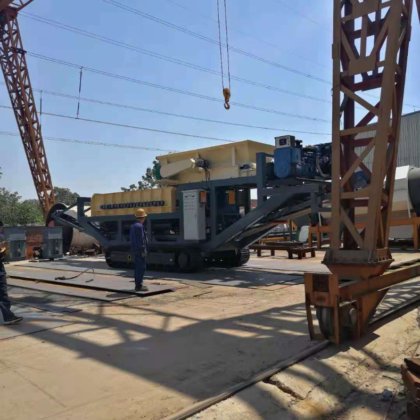 Crawler type earth rock separator,Mud clay stone separator,Butterfly ...