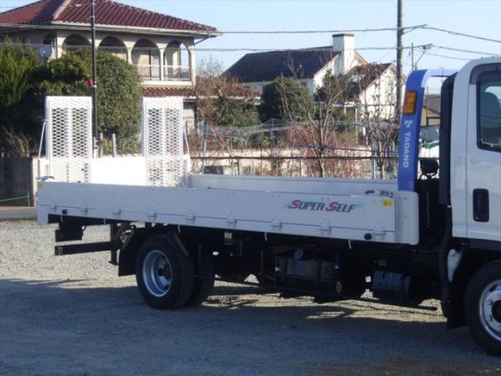 TRG-NPR85AN, Isuzu Elf, compact vehicle, heavy equipment carrier ...